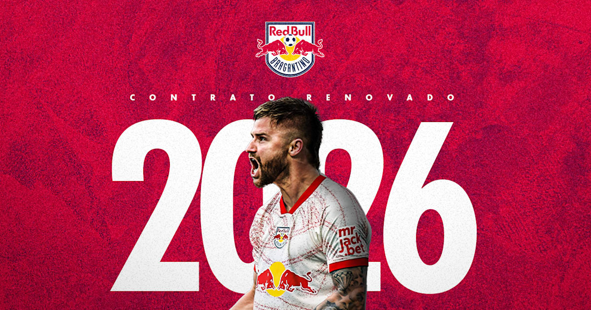 Atacante Eduardo Sasha renova com o Red Bull Bragantino até 2026