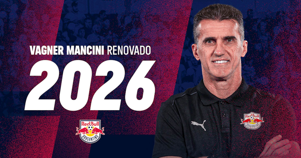 Red Bull Bragantino renova com o técnico Vagner Mancini para 2026